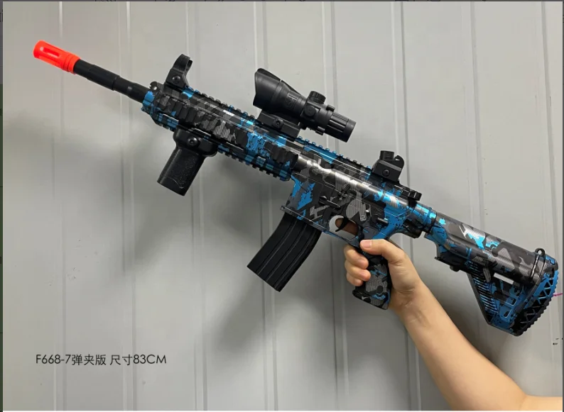 Outdoor Shooting Gel Splatter Blaster M4a1 Toy Gun 7-8 Mm Soft Bullet Splatter M416 Toy Gun For ...