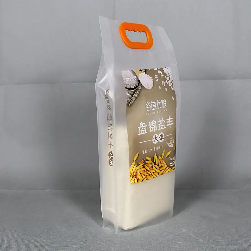 High Quality Food Grade 1kg/2.5kg/5kg Plastic Rice Bag With Handle ...