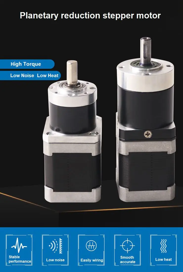 Nema17 Nema 23 Nema34 Gear Reducer Stepper Motor 24v High Torque ...