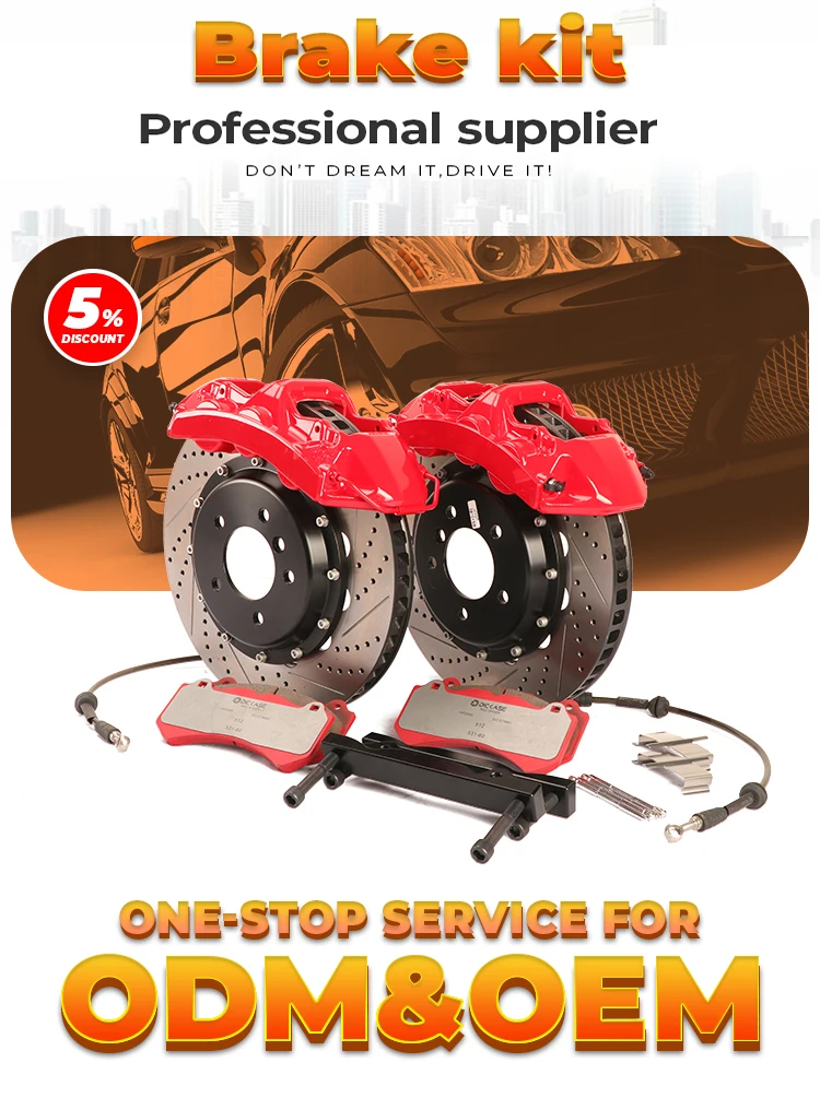 High Performance Racing Brake Kit Caliper Rotor Pads Brake Set For ...