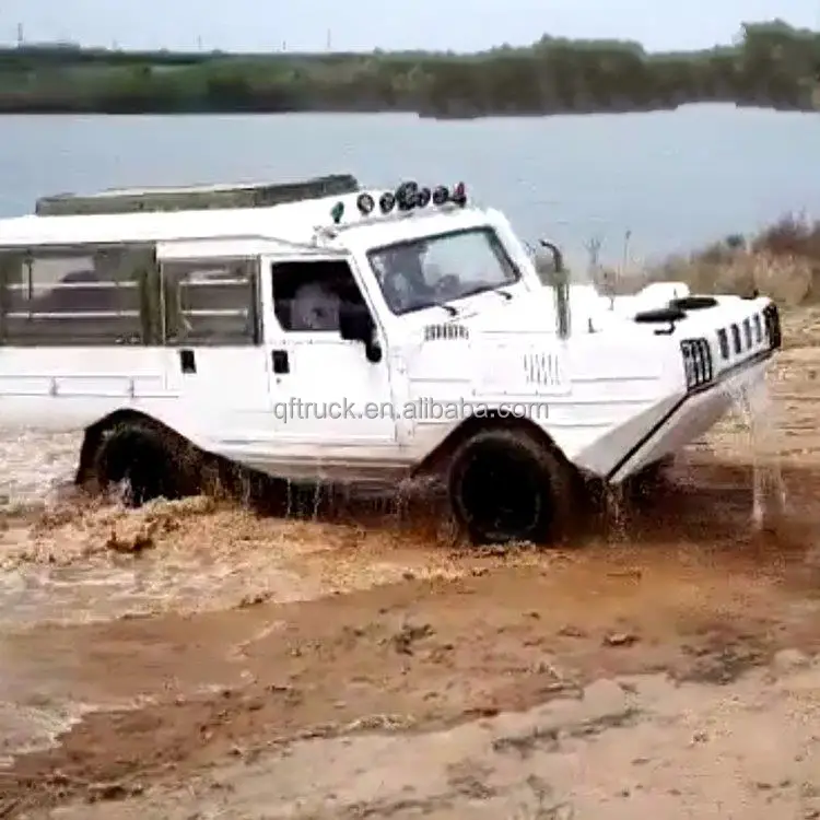 China 4x4 off Road Amphibious Truck for 8 People - ABS & ESC