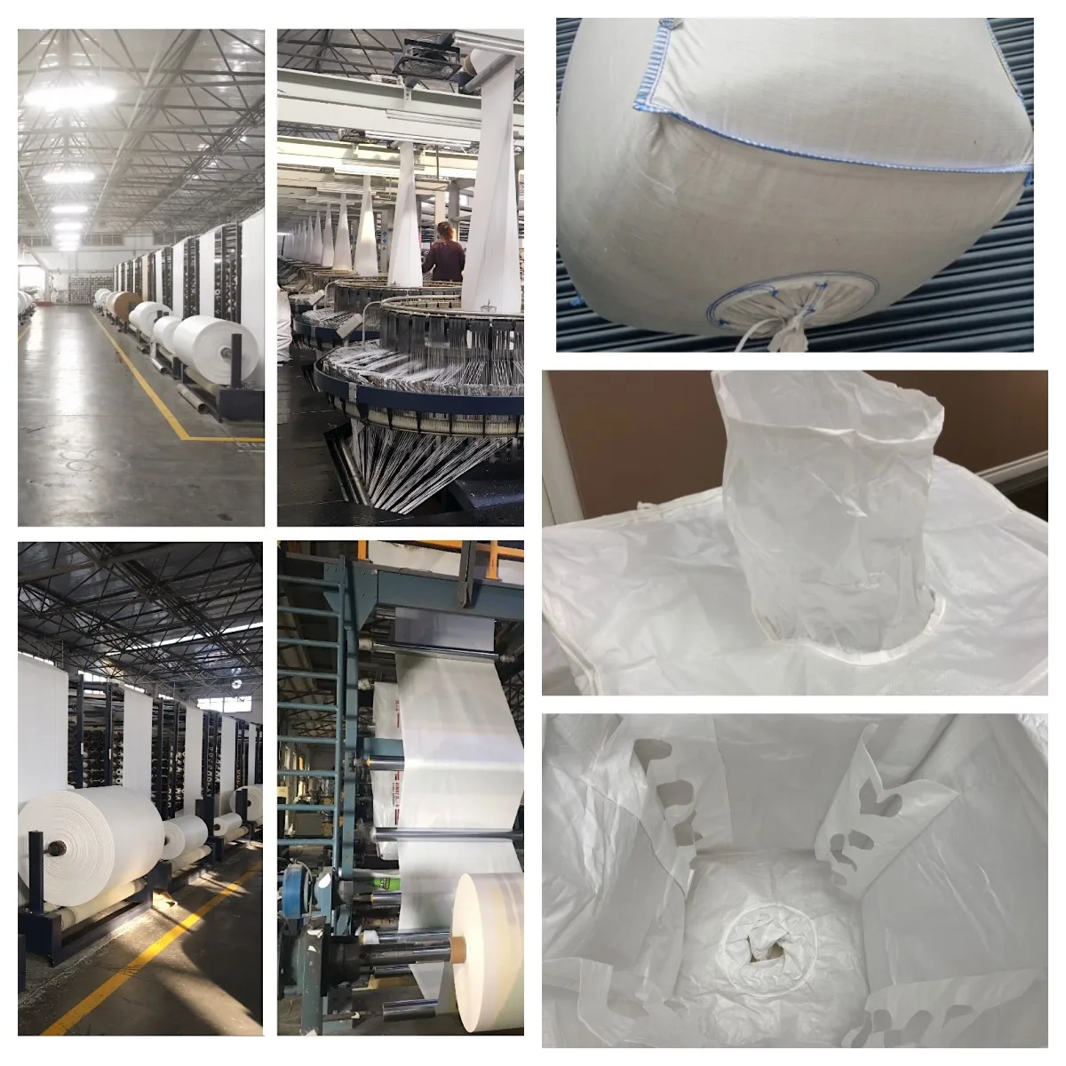 Fibc Bulk Bag Packing Cement Bitumen Silica Sand Building Material ...