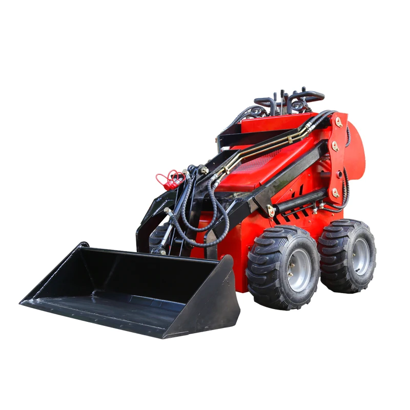 Factory Price 2024 Mini Skidster Loader With Track Bucket Engine Pump ...