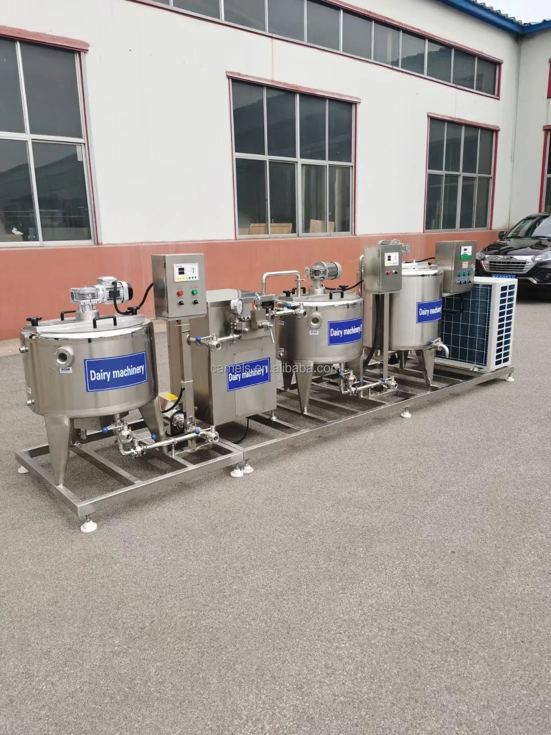 100l Milk Pasteurization Machine Milk Cooling Tank And Pasteurizer ...