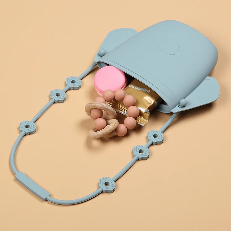 Silicone Reusable Baby Snack Bag Toddler Kids Multifunction Toddler ...