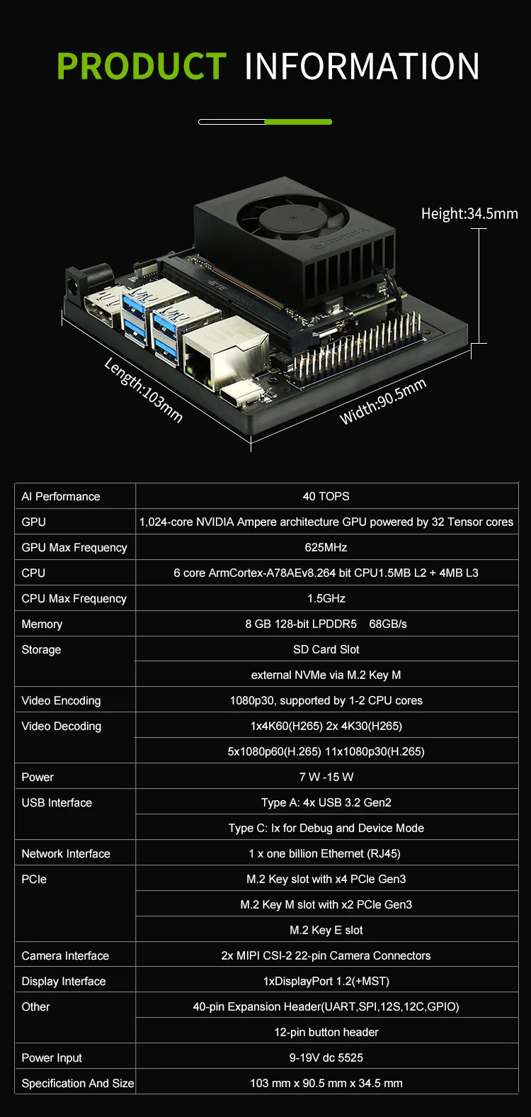 100% Original Nvidia Jetson Orin Nano Developer Kit Ai-powered Robots ...