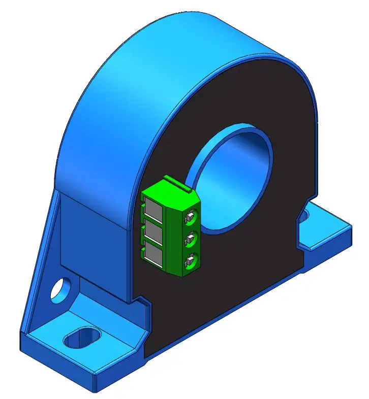 Scb39 Series 200a 300a Hall Effect Current Sensor Closed Loop Dc Ac ...