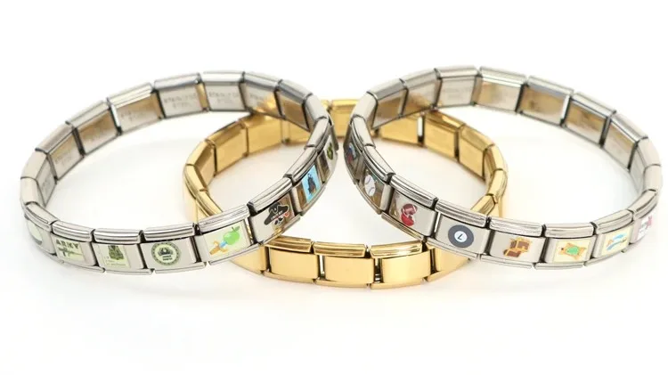 Wholesale New Fashion Pattern Custom Italian Charm Diy 9mm Bracelet ...