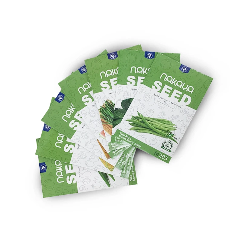 Nakava 3 Side Seal Bag - Laminated Aluminum Foil Seed Packet