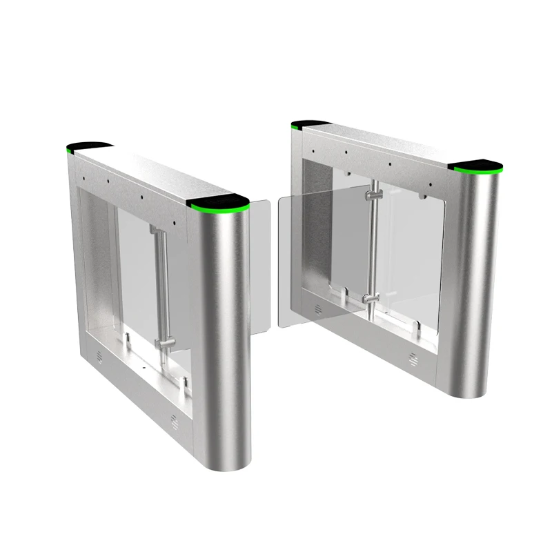 Indoor Office Security High Speed Turnstile Aluminium Swing Gates ...