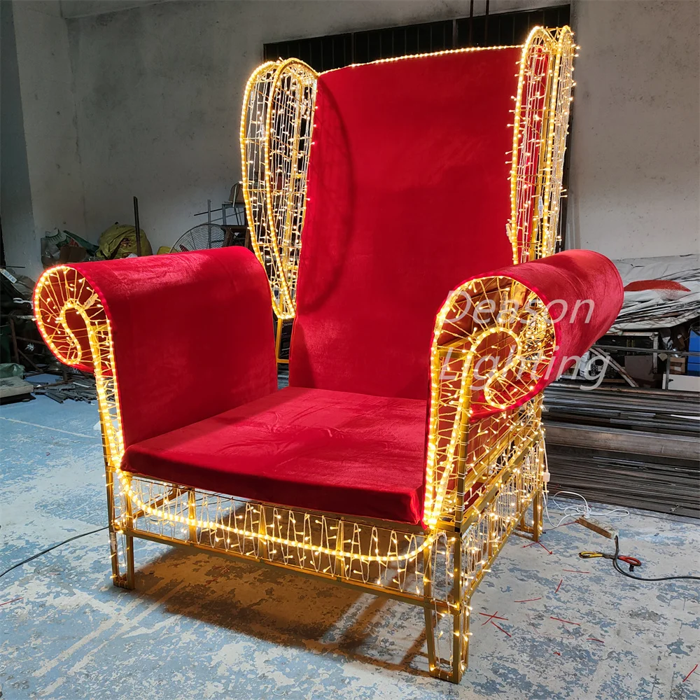 Shop Our Santa Throne Chair Motif Decorations for Christmas