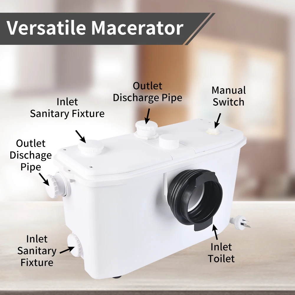 VERTAK Macerating Pump 600w - Efficient Toilet Solutions