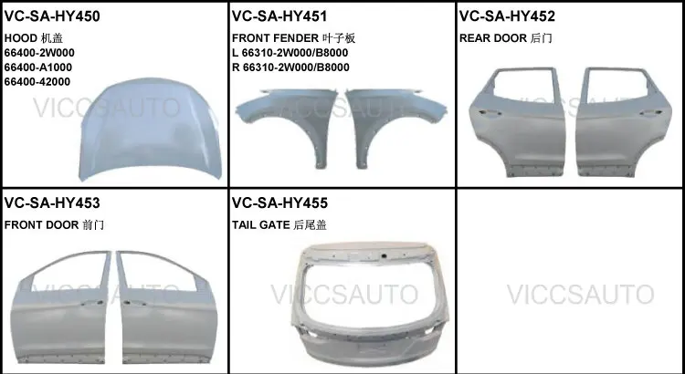 OEM 86650-2W000 for HYUNDAI SANTAFEI 2013/IX45 AUTO CAR REAR BUMPER LOWER