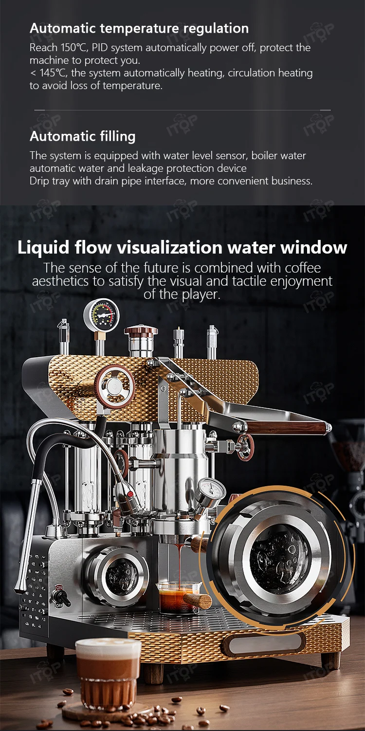 Alm Kopi Espresso-6,6s,6mini Stepless Transformation 2.6L independent ...