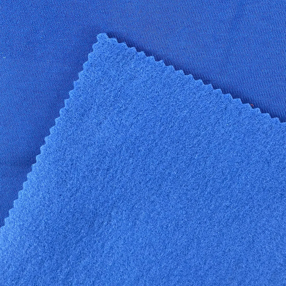 China Factory 330gsm 55 Cotton 45 Polyester Cvc Anti Pill Knitted ...