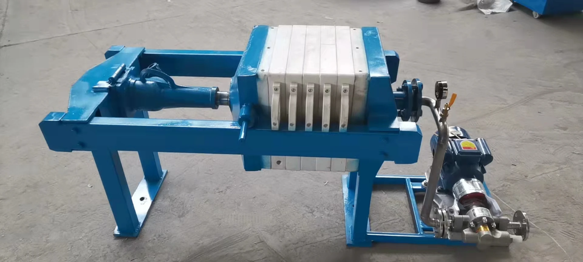 Small Manual Jack Filter Press Testing Cheap and Economy Filter ...