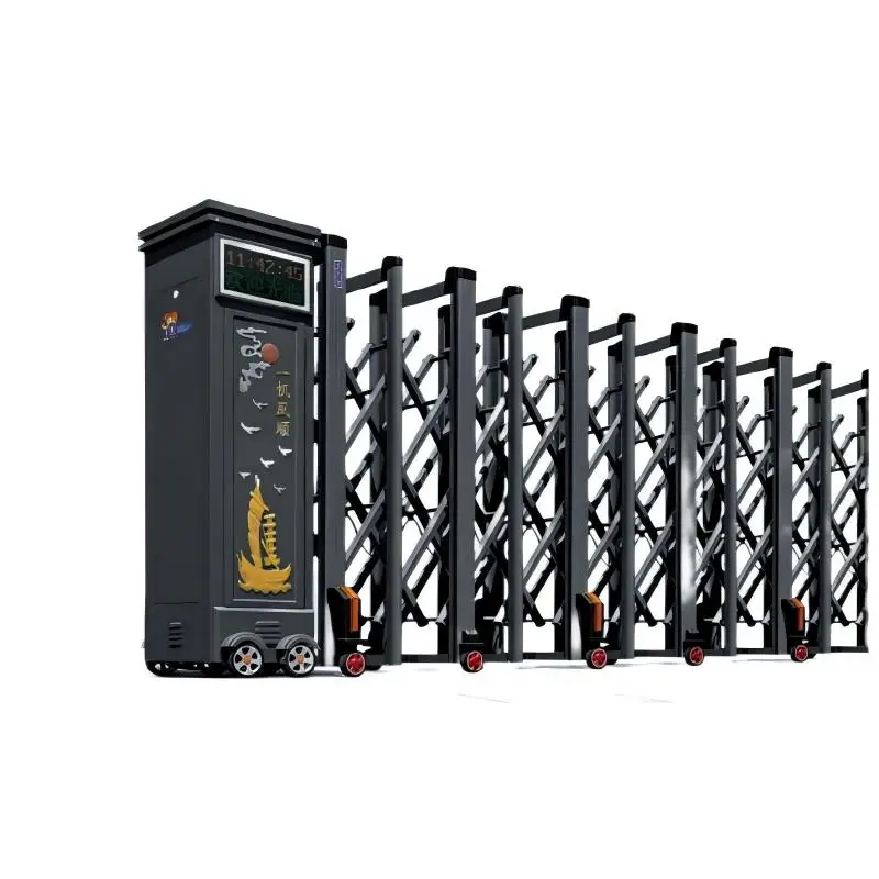 Motorized Aluminum Alloy School Main Entrance Driveway Outdoor Safety ...