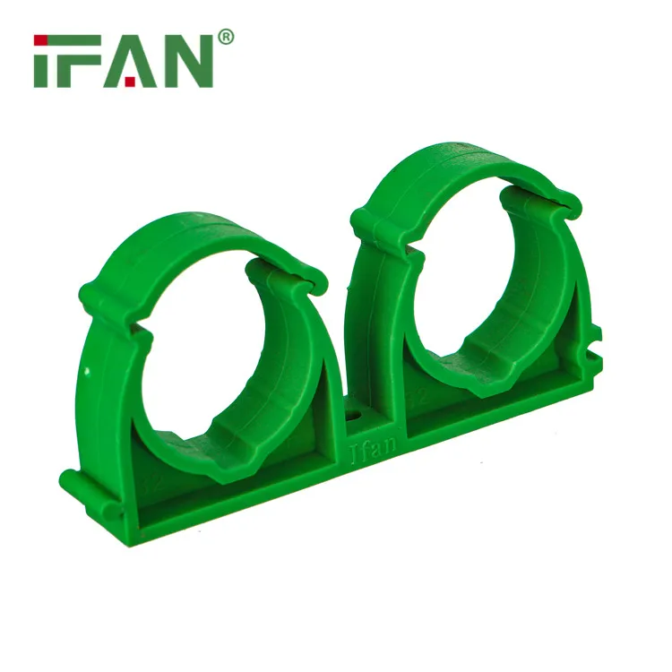 IFAN Water Supply Pipe Manufacture - PPR Double Pipe Clip Clamp