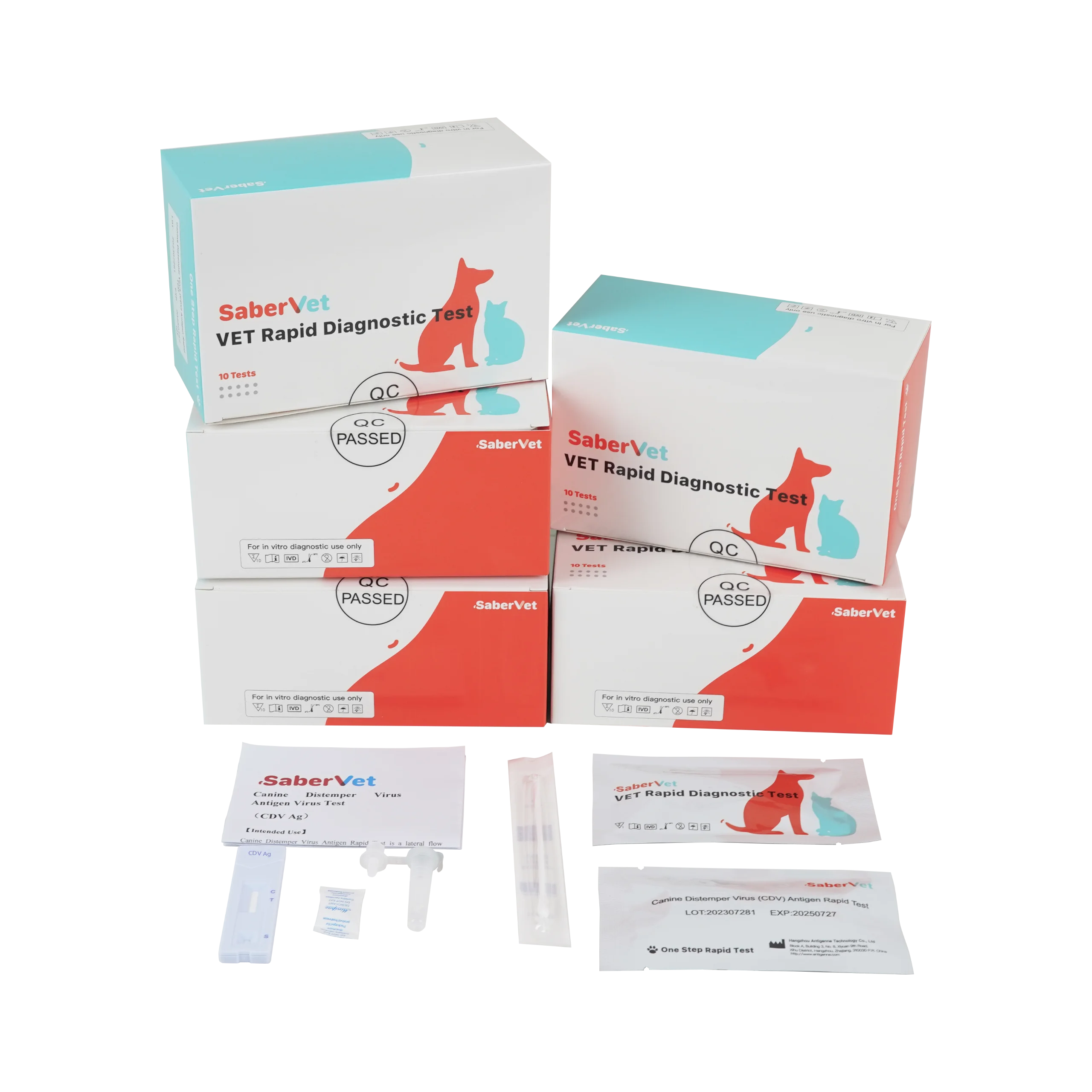 Cat And Dog Detection Test Paper Medical Products Fpv Fhv Fcov Fcv Gia ...