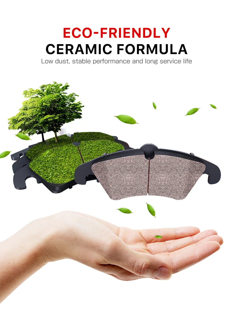 MS-1482N Ceramic Brake Pad Set for Toyota 4 RUNNER & FJ CRUISER