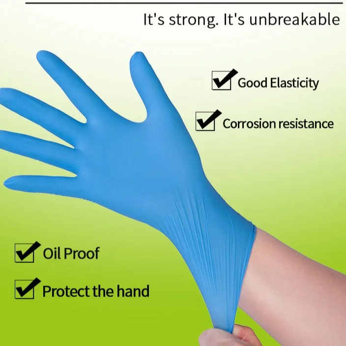 High Quality Latex Powder Free Waterproof Disposable Vinyl Nitrile Hand ...