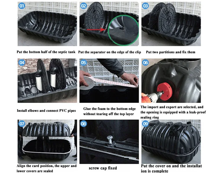 High Quality Underground HDPE Biodigester for Waste Water