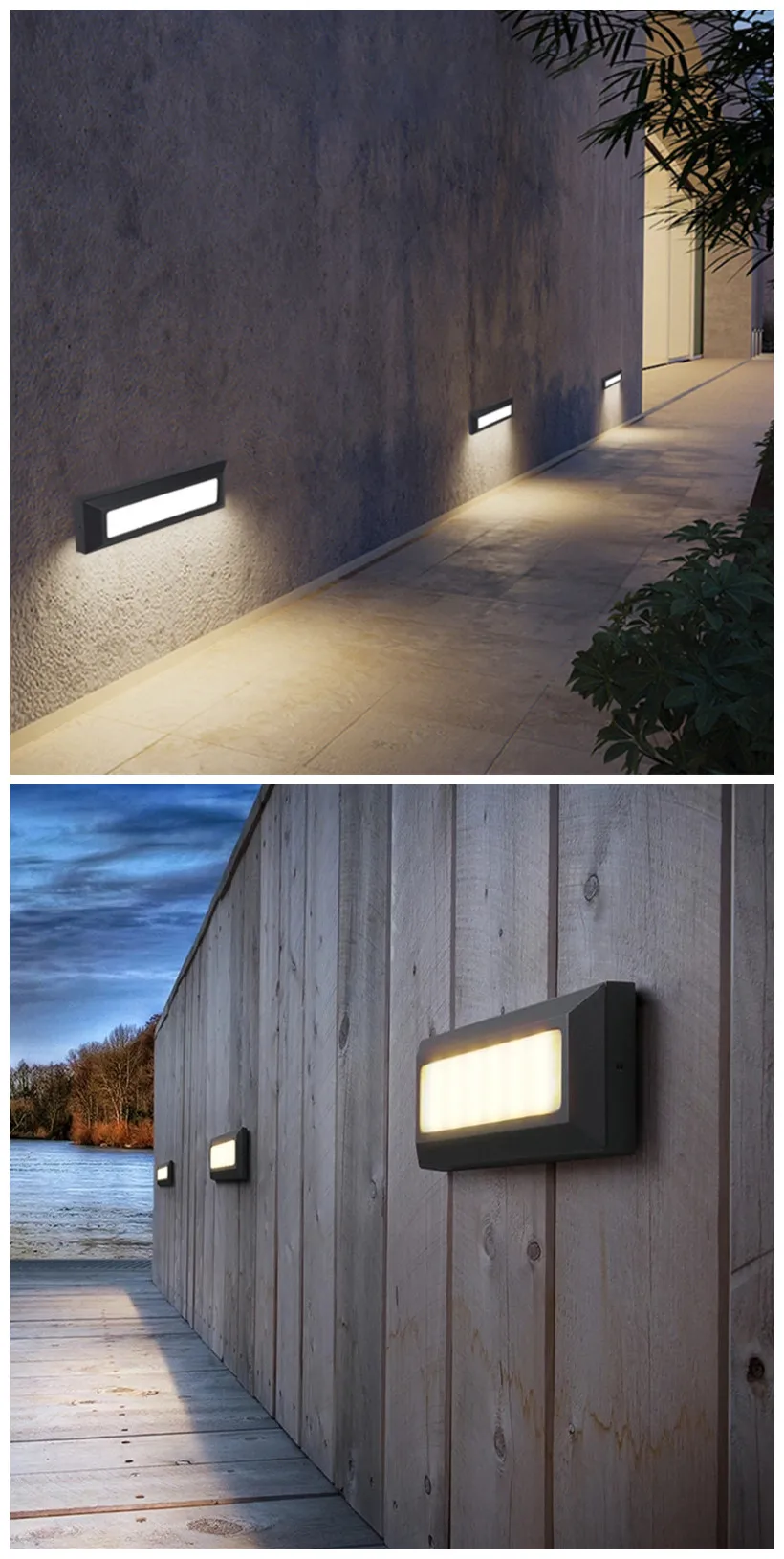 Surface Mount Led Stair Step Light - Waterproof Outdoor Foot Light 6w/7w