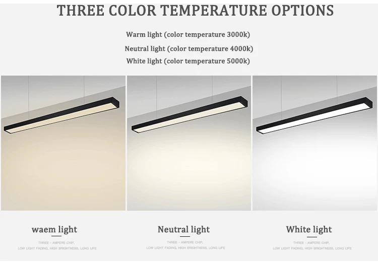 China Led Light Linear4ft Ceiling Suspended Panel 1200mm Slim Strip ...