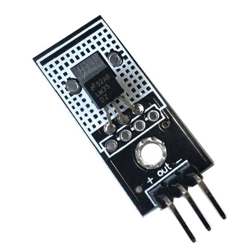 Analog Temperature Sensor Lm35d Lm35 Module Electronic Building Blocks Smart Car Linear Signal