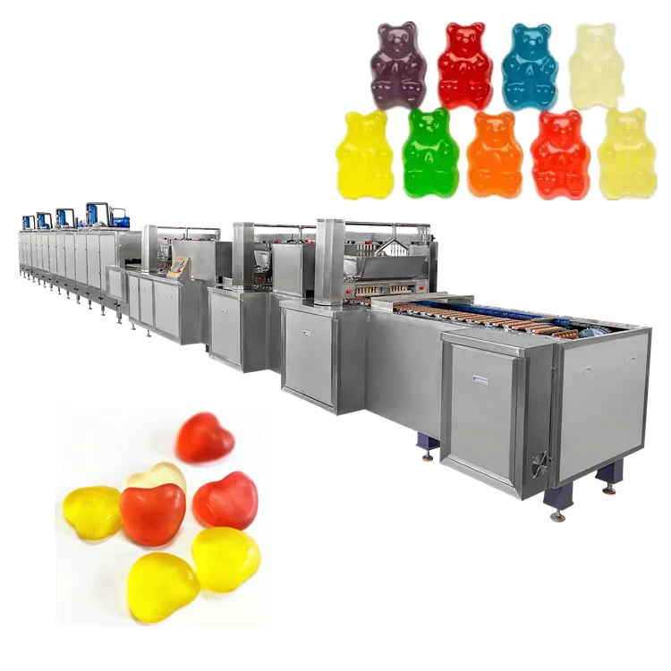 Full Automatic Soft Candy Making Machine Gummy Candy Making Machine ...