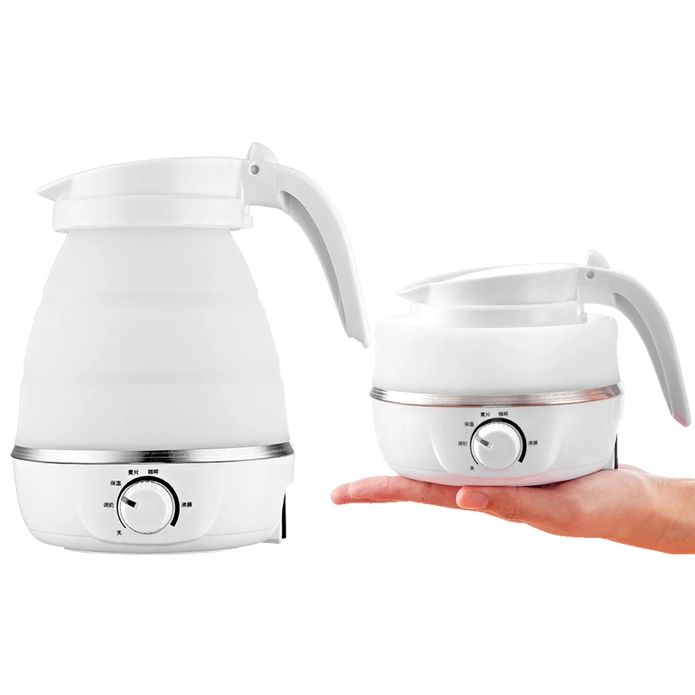 Chrt Mini Folding Kettle 600ml Silicone Hot Water Shell Intelligent ...