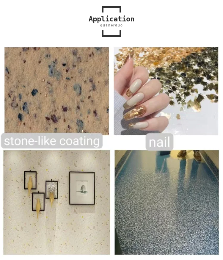 Wholesale High Quality Muscovite Epoxy Floor Rock Sheet Flake Shape ...