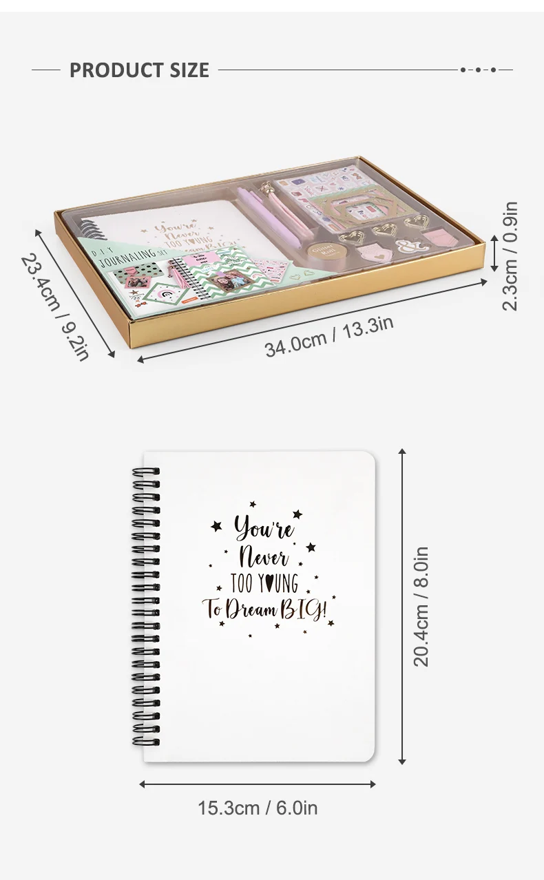 Manufacturers Printing Custom Cute Kawaii Spiral Journal Notebook ...