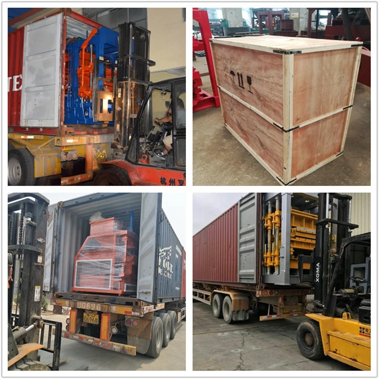 Qt4-40 Manual Concrete Hollow Block Mold Concrete Block Molds With ...