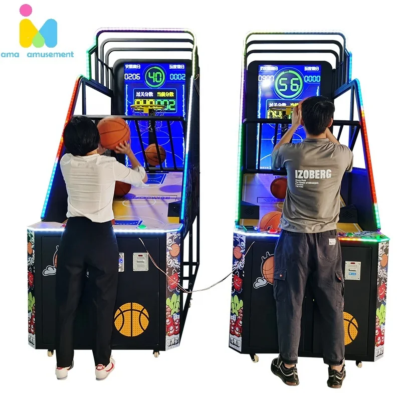 Ama Indoor Amusement Park Shooting Simulator Basketball Game Machine ...