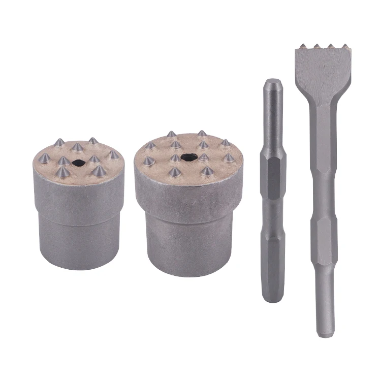 Carbide Tipped Bushing Tool Head Chisel For Concrete Surface Leveling ...