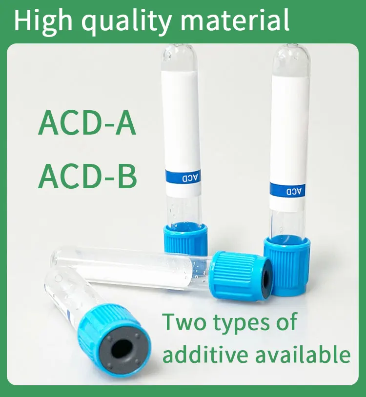Medical Plastic Disposable Anticoagulant Activator Hla Test Sterile 8ml ...