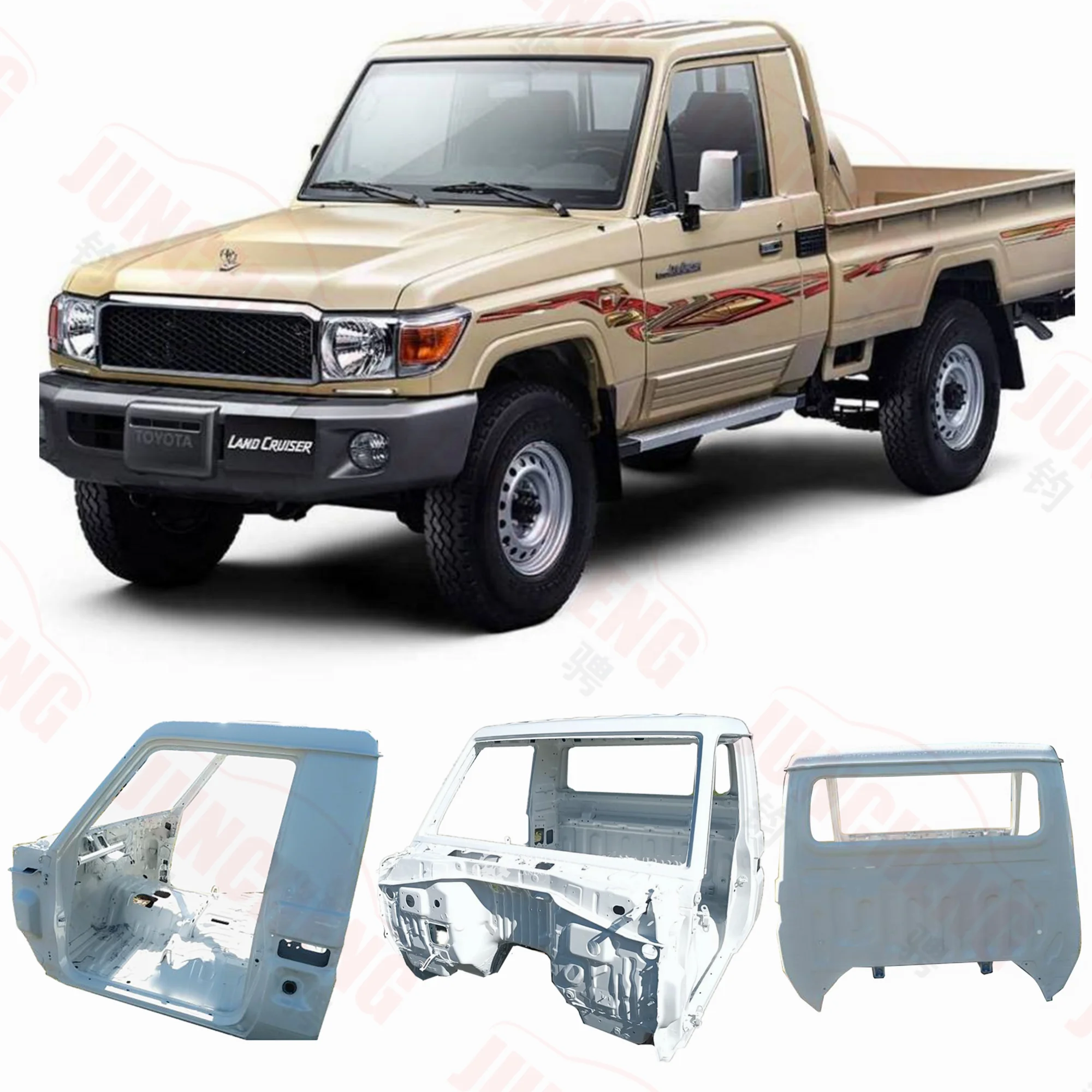 Rear Door Assembly For Toyo-ta Land Cruiser Fj79 - Buy Aftermarket Body ...