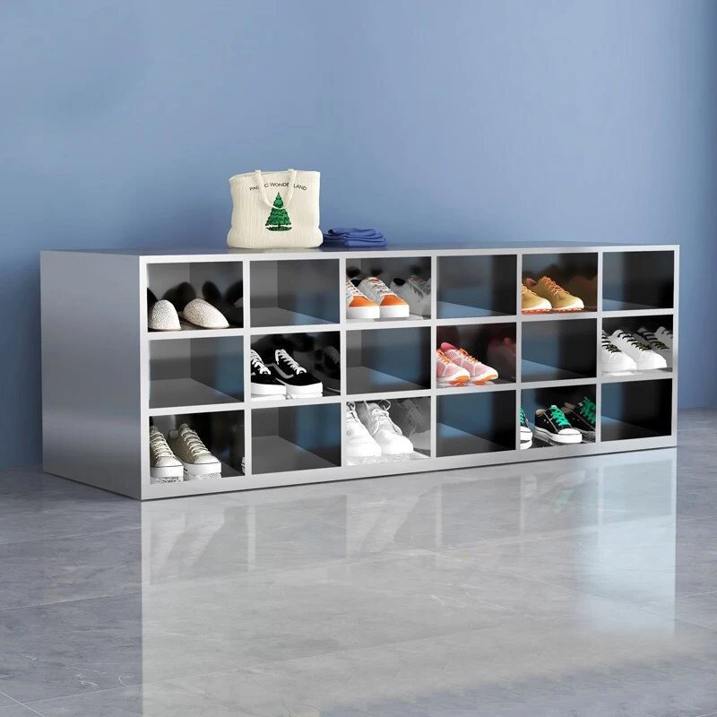 Factory Purification Workshop Staff Changing Room Shoe Changing Stool ...