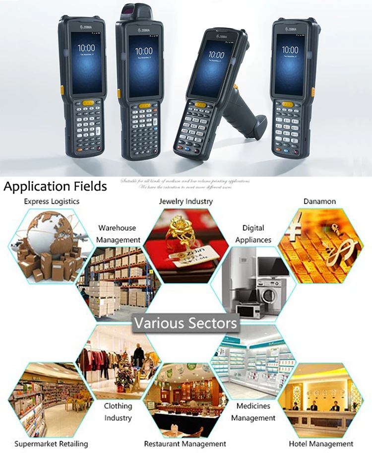 Zebra MC330M-SJ3HA2RW Rugged Handheld Android PDA Scanner