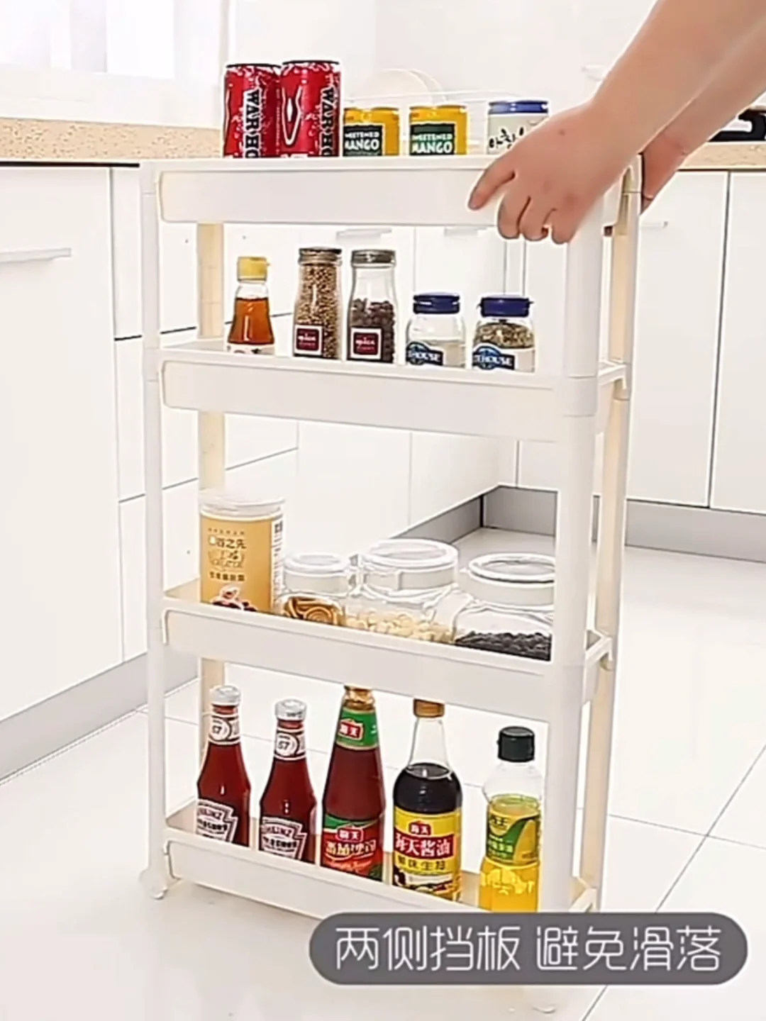 Kitchen Clip Storage Rack Plastic Pp Material Bedroom Bathroom Plastic ...
