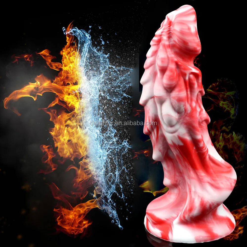 Silicone Dildo Big Dragon Monster Dildo With Strong Suction Cup For Hands-free Play Anal Adult ...