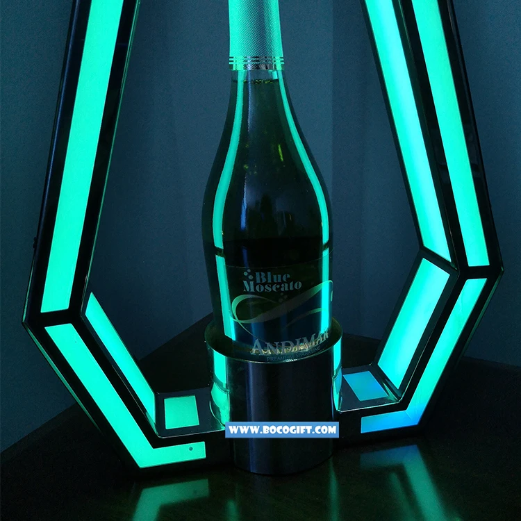 Stainless Steel Bottle Service Presenter - VIP Edition