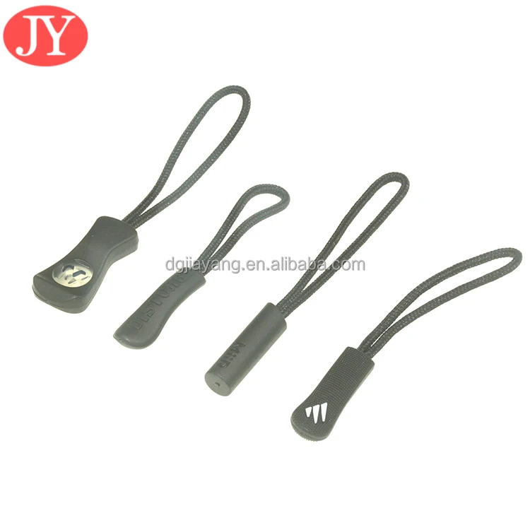Factory Direct Sale Pvc Rubber Zipper Pull Polyester Rope Inject Zipper ...