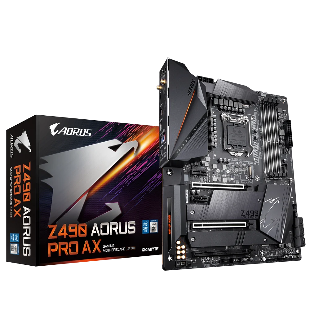 Gigabyte Z490 AORUS PRO AX - Intel Motherboard for Gaming