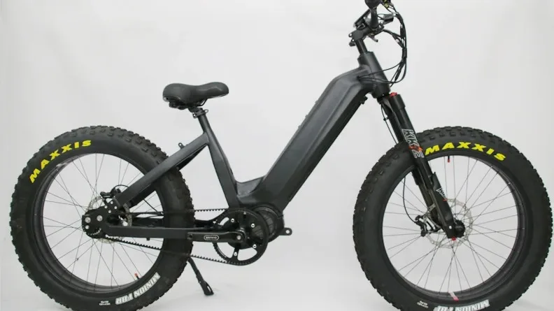 Belt Drive Step Through Electric Fat Tire Bike 48v Bicicleta Electrica ...