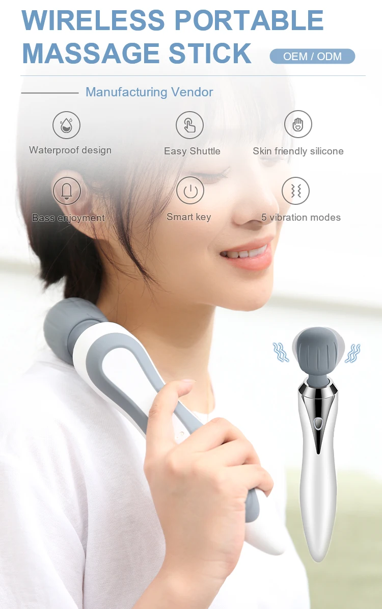 MINI Vibration Massage Hammer Handheld Vibration Massage Stick ...