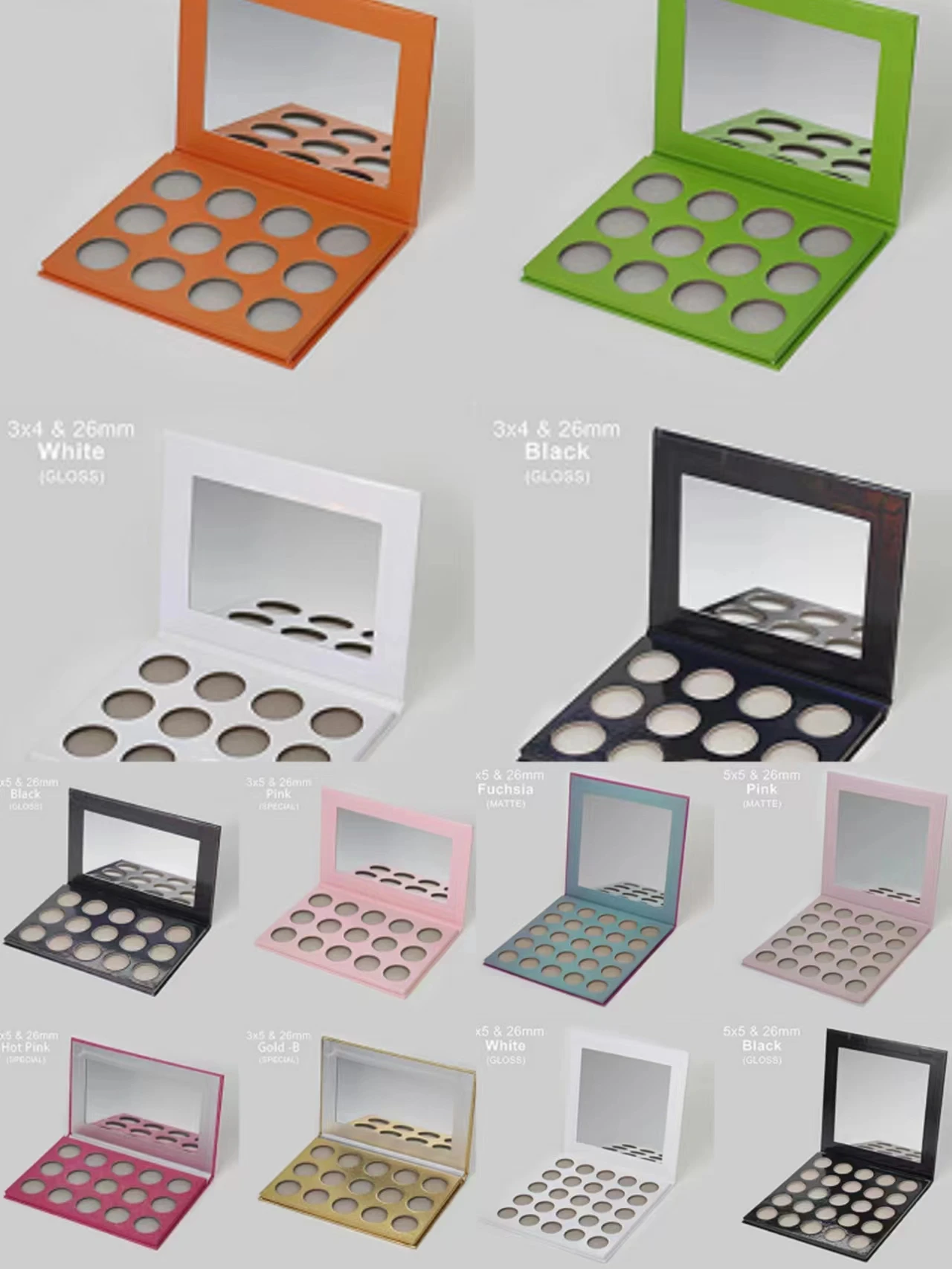 Custom Eyeshadow Palette Make Up Diy Cosmetics Beauty Duochrome ...