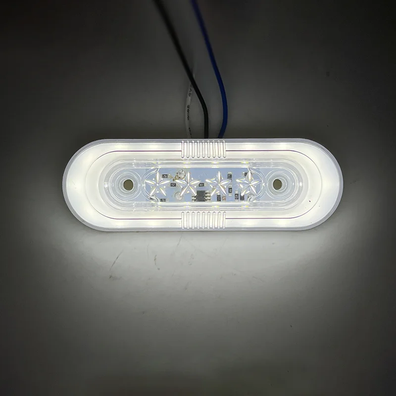 Rectangular Strip Waterproof Red 4 Led Truck Trailer Bus Lorry ...