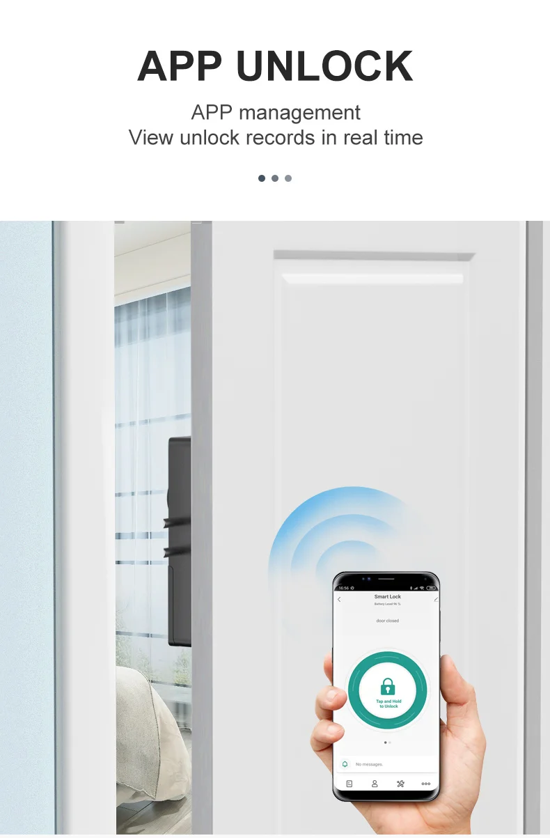 Invisible Smart Lock - Blackswipe Keyless Door Lock